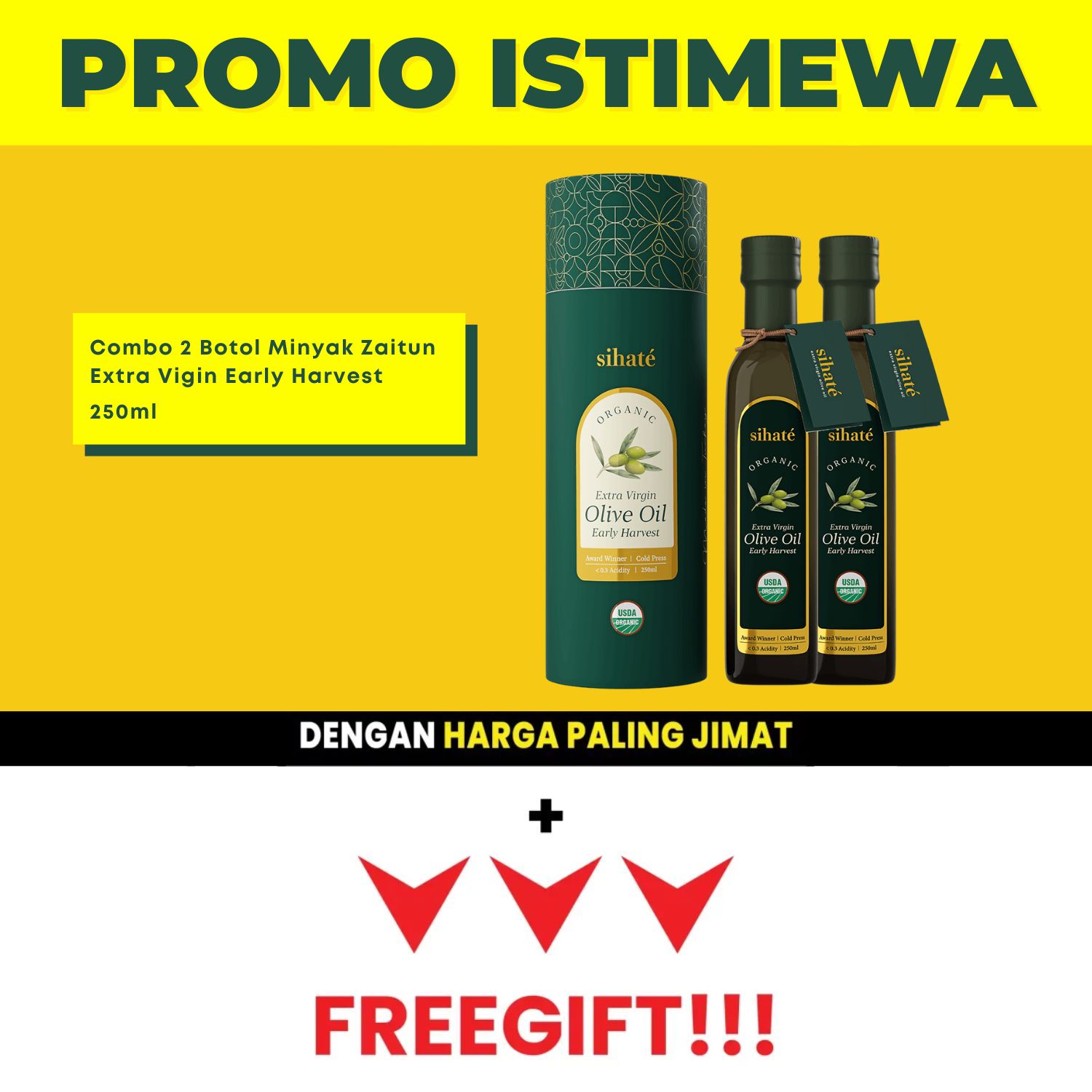 Minyak Zaitun Sihate Solusi Masalah 3 Serangkai – Evoo Sihate